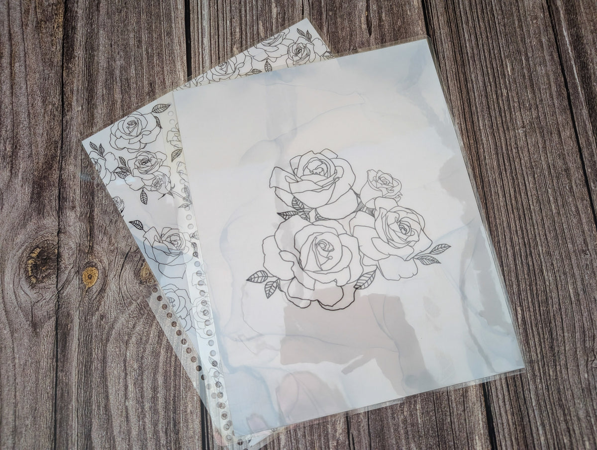 Roses | 7x9 Functional Flexi Planner – Tilly Journals