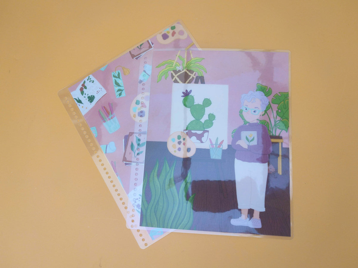 Paints and Plants | Completely Undated and Dot Grid Notebook – Tilly ...